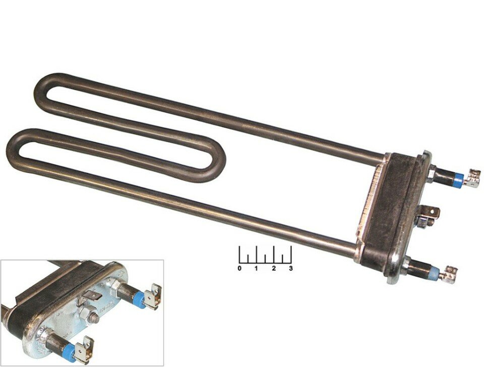 Тэн для стиральной машины 1950W 235мм №8
