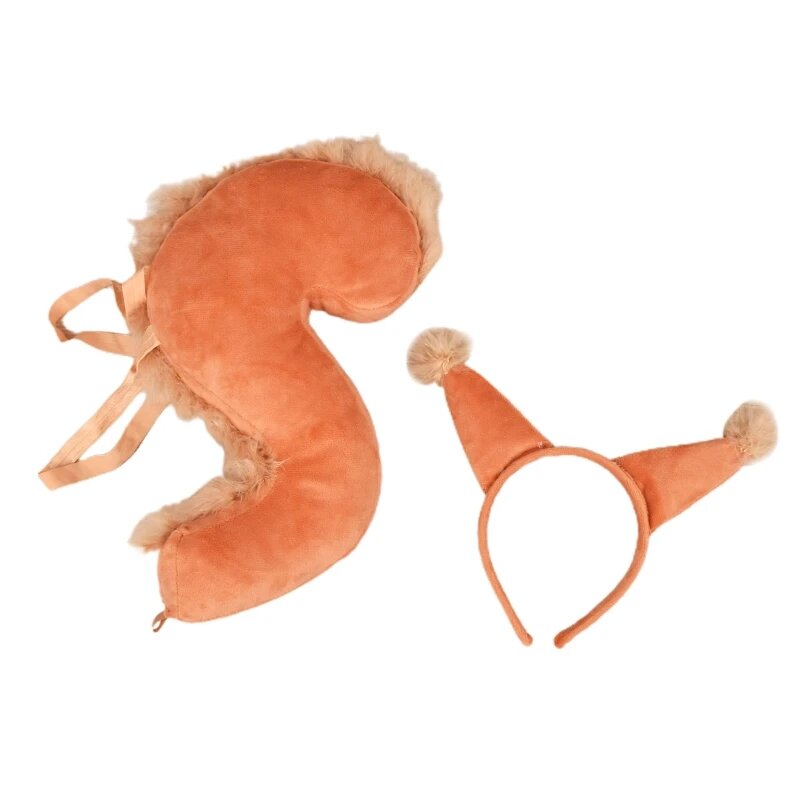 Детский костюм беличьи уши и хвост Henny Rue Оранжевый, 6EE411344-B