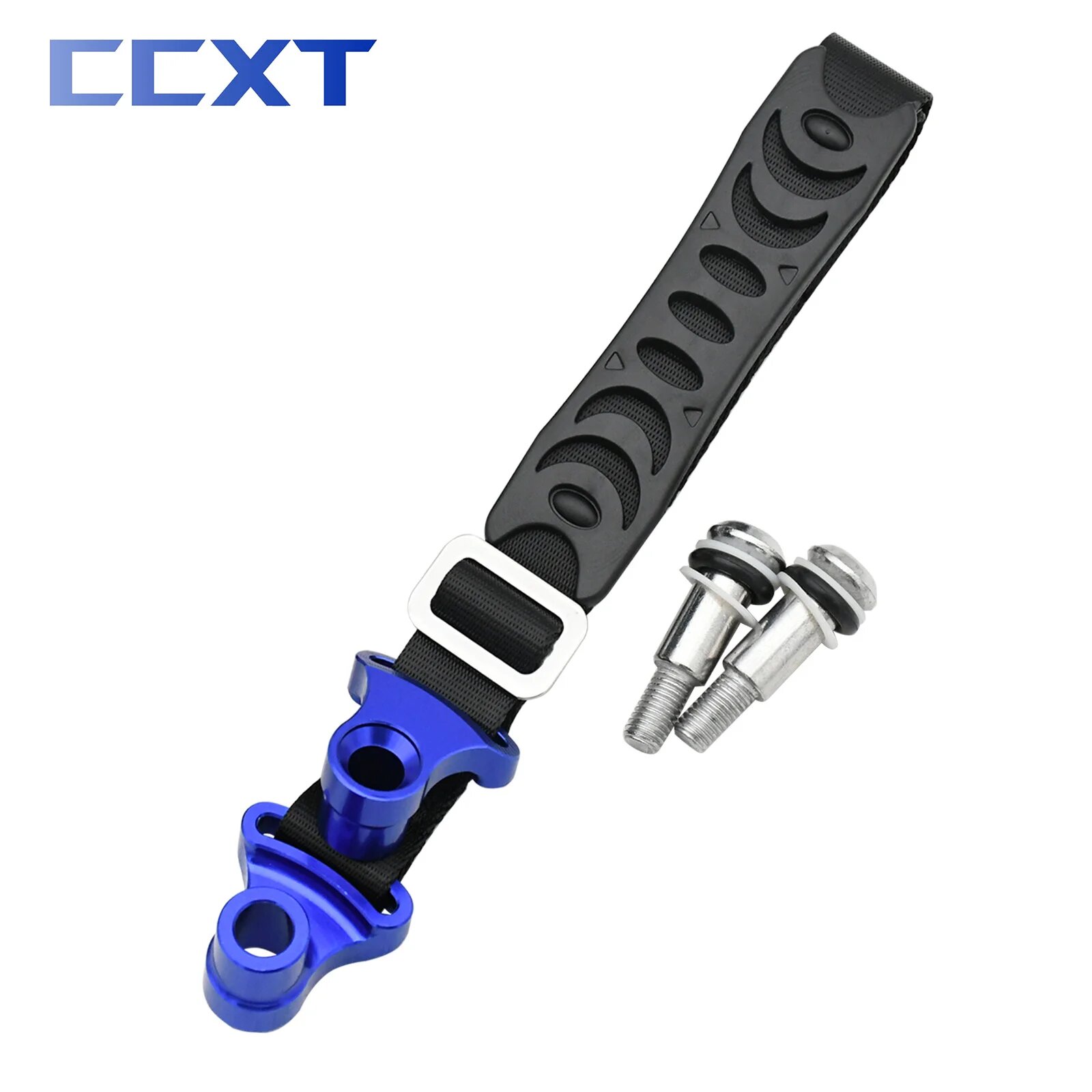 Передний и задний спасательный ремень для мотокросса, ремень для Kawasaki Honda Yamaha Suzuki KTM XC XCF XCW XCFW EXC EXCF SX SXF Universa Темно-синий, Rear Blue