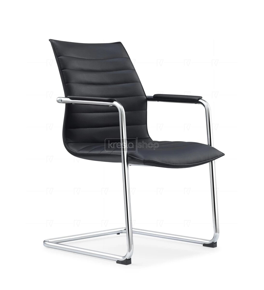 Конференц-кресло Riva Design Balance C2413-1 черная премиум экокожа