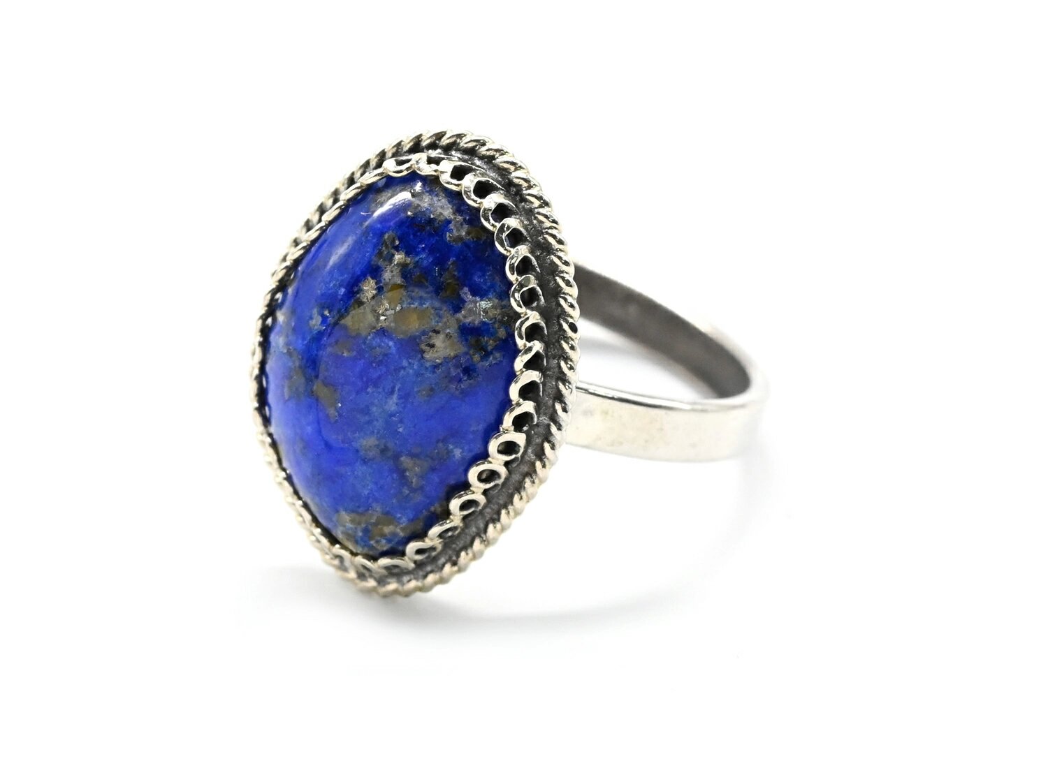 Кольцо, лазурит