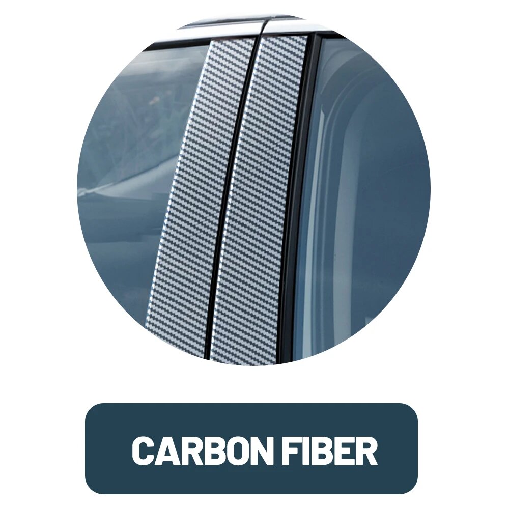 Для BMW 3 серии G20 G21 2020-2023 2021 2022 углеродное волокно Окно Дверь Колонка по сделке B C столб крышка отделка стикер Carbon Fiber