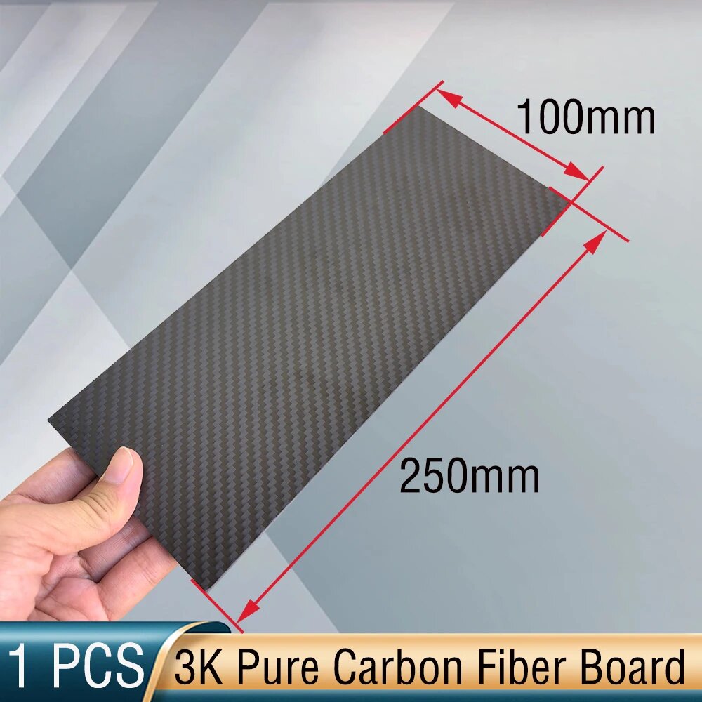 TianYuQi Пластины из углеродного волокна 3K 0.5mm Twill Matte