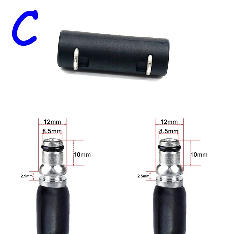 Удлинитель шланга для мойки высокого давления, адаптер для труб Karcher AR Blue Bosch Black C-Type