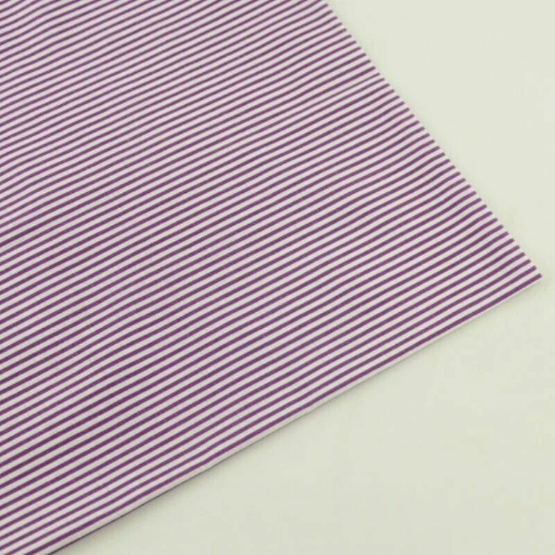 Ткань хлопковая Booksew фиолетовая в полоску, 40x50 см, p037-2
