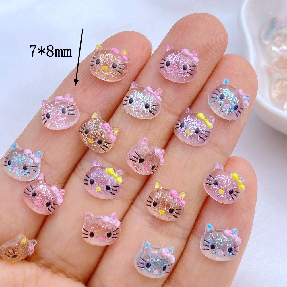 Миниатюрные фигурки кошек Sanrio из смолы 50 шт