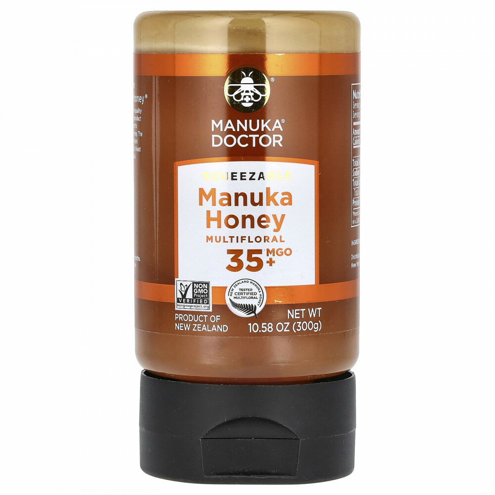 Manuka Doctor, Прессованный многоцветковый мед манука, MGO 35+, 300 г (10,58 унции)