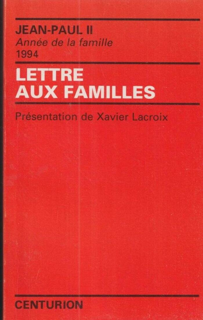 Lettre aux familles / Письмо семьям