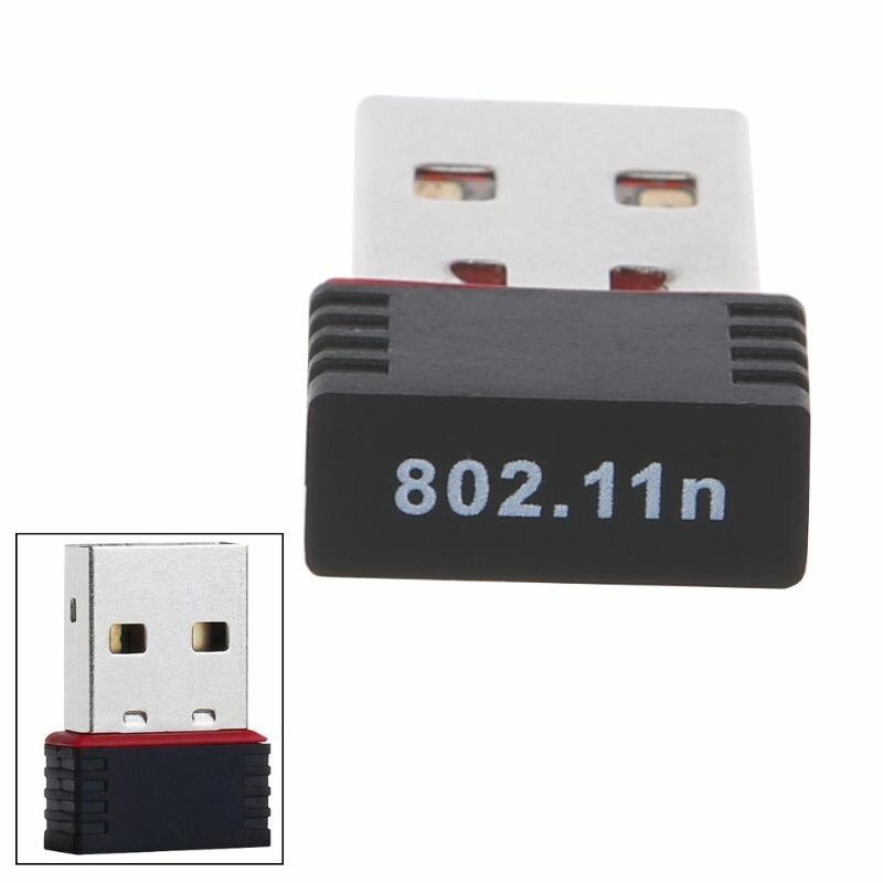 Беспроводной адаптер USB 2.0 Wi-Fi, 150 Мбит/с, мини-сетевая карта 802.11 ngb Realtek MT7601, 2,4 ГГц