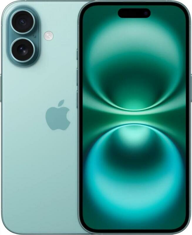 Смартфон Apple iPhone 16 Plus, 512Gb, nano SIM+eSIM, Teal (Зеленый)