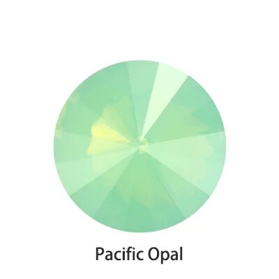 Стразы стеклянные Pacific Opal, изумрудные
