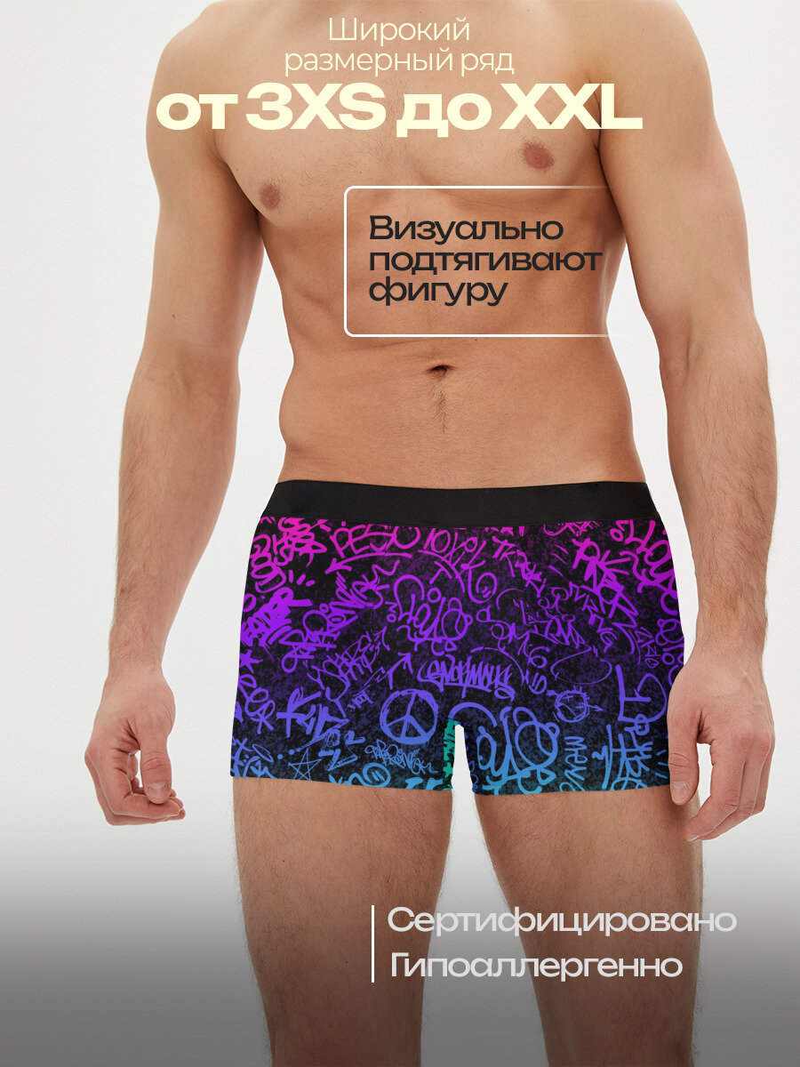 Трусы Lacotton.ru Разные неоновые принты