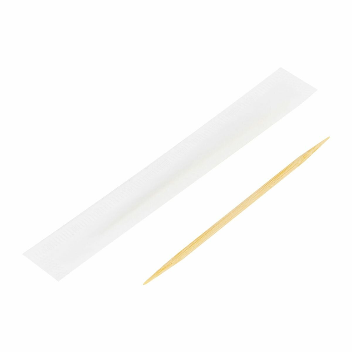 Зубочистки бамбуковые Белый Аист (в индивидуальной упаковке) 1000шт. (607568)