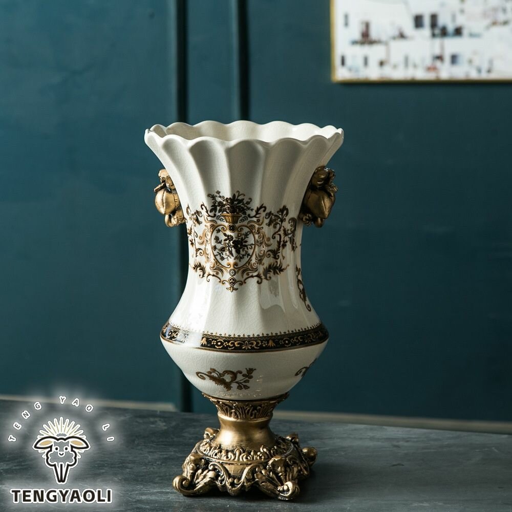 Ваза "Виктория", 30 см , Керамика, 1 шт