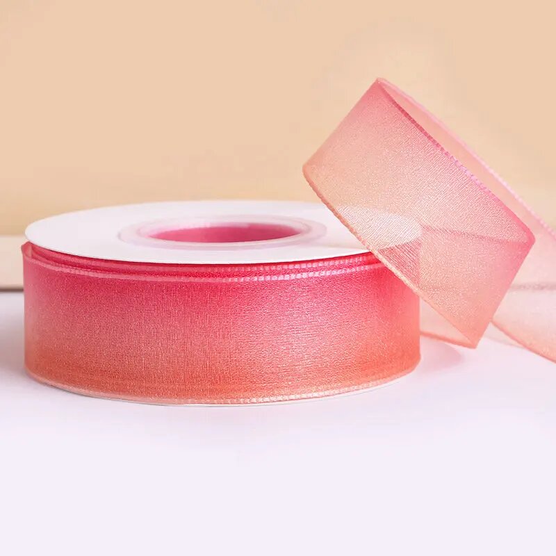 Лента органза радужная REDCHERRY 38 мм, 5 м