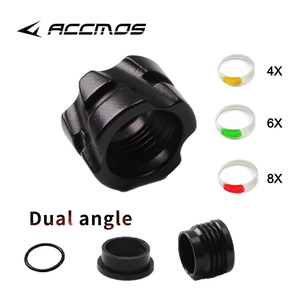 37/45 градусов составной лук, отверстие для прицела 5,9 мм, внутренний сердечник, 4x/6x/8x, корпус объектива, диафрагма для наблюдения за луком, аксессуар для прицела для лука