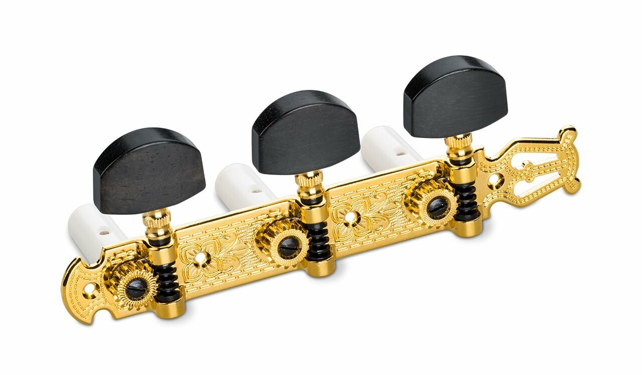 Колки для классической гитары SCHALLER 10340563.30.13 Lyra, золото