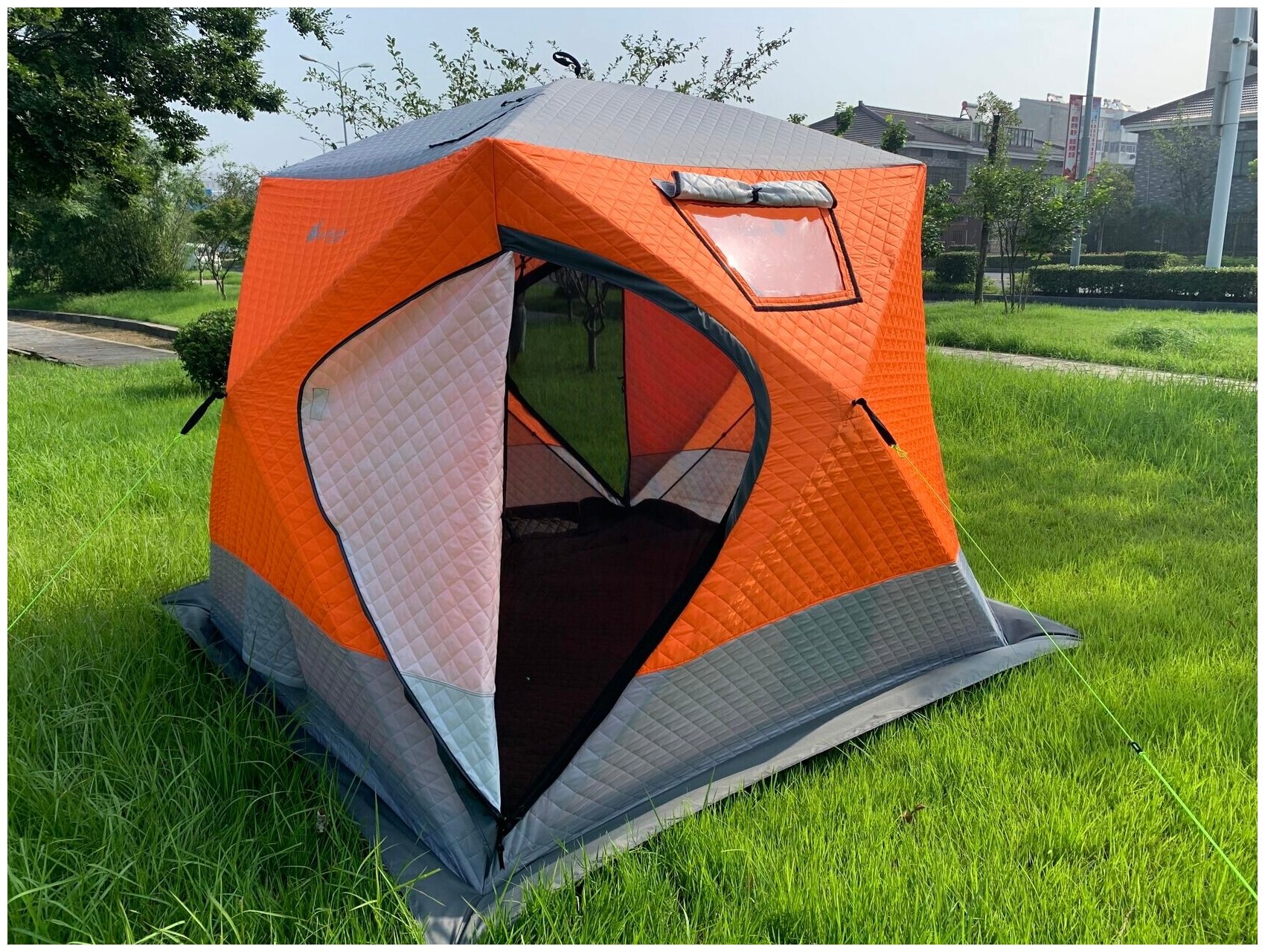 Зимняя палатка куб для похода и рыбалки, утепленная MirCamping 2017, 240*240*220 см