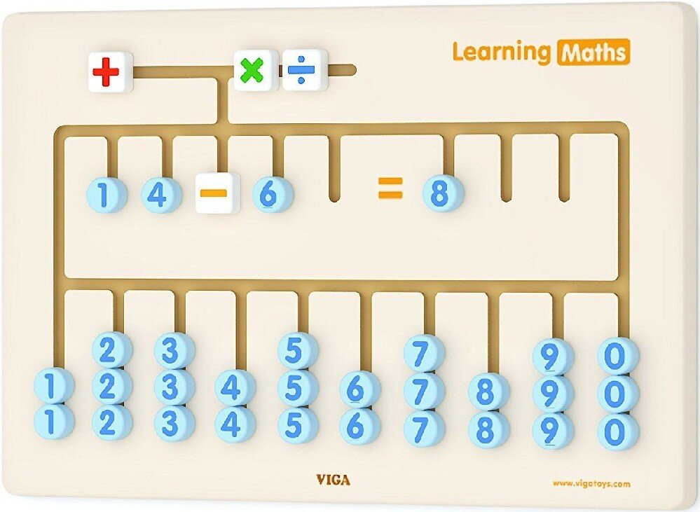 Счеты Viga Математика, в коробке