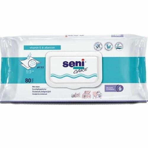 Сени care салфетки влажные с витамином Е N80
