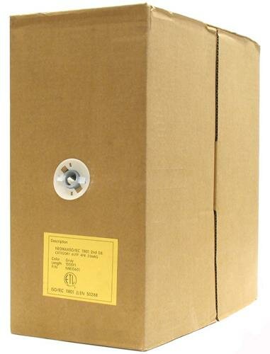 Кабель Neomax UTP NM10041, внешний, черный, 305 м.