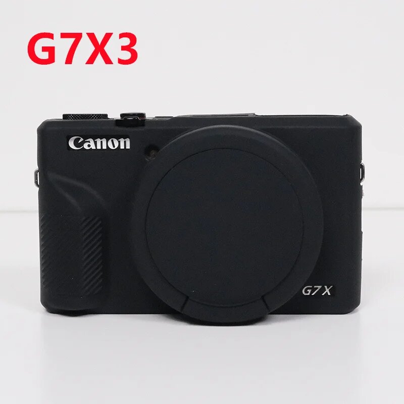 Силиконовый чехол для Canon G7X3, черный