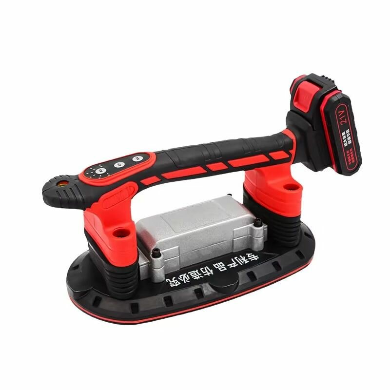 Электрическая машина для укладки плитки на присоске + 21 В, высокая мощность, вибратор Одна батарея и одно зарядное устройство вакуумная присоска.