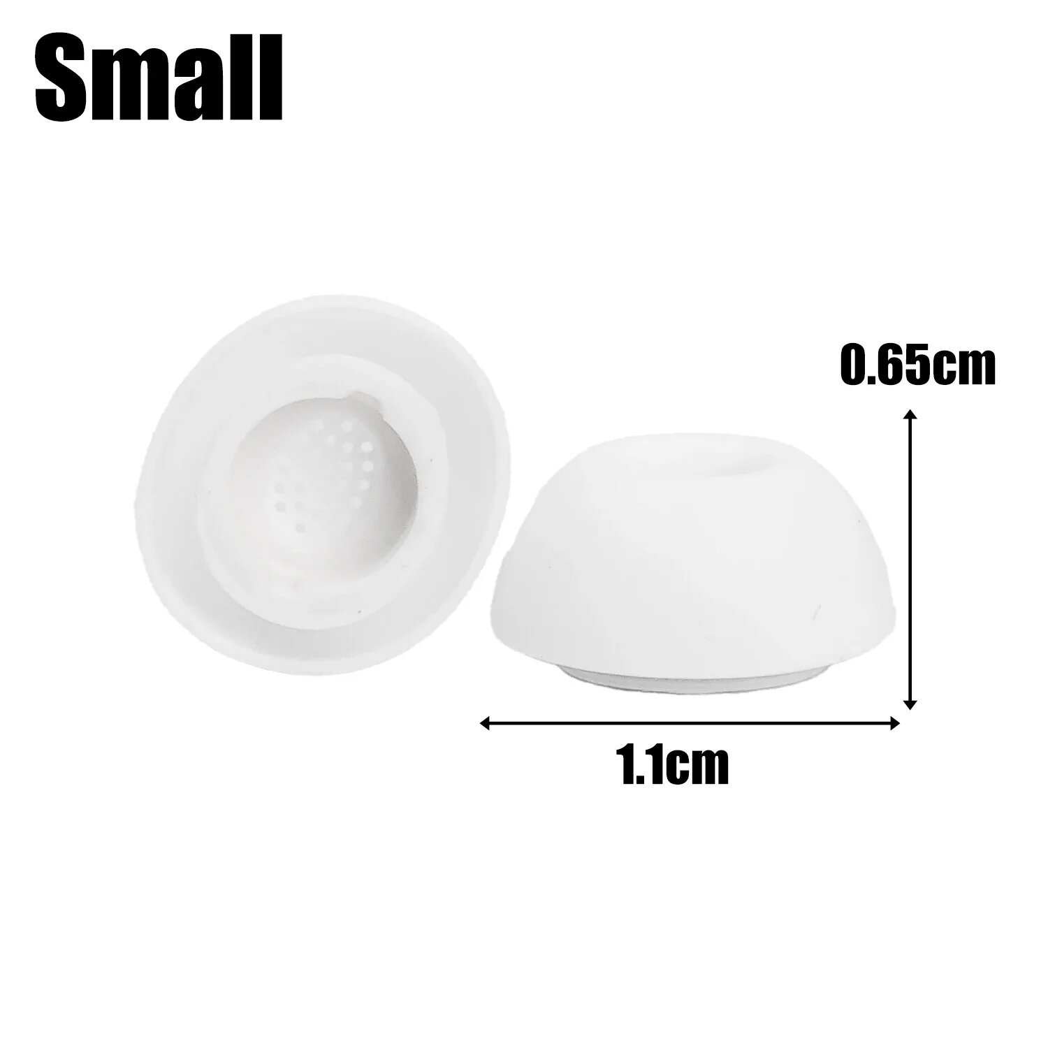 Силиконовые амбушюры White S для Samsung Galaxy Buds 3 Pro