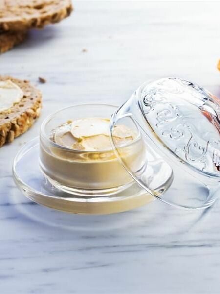 La Rochere масленка с крышкой "VERSAILLES" 70 мл, d 9,5 см h 6,5 см. Для масла, варенья, орехов. Франция