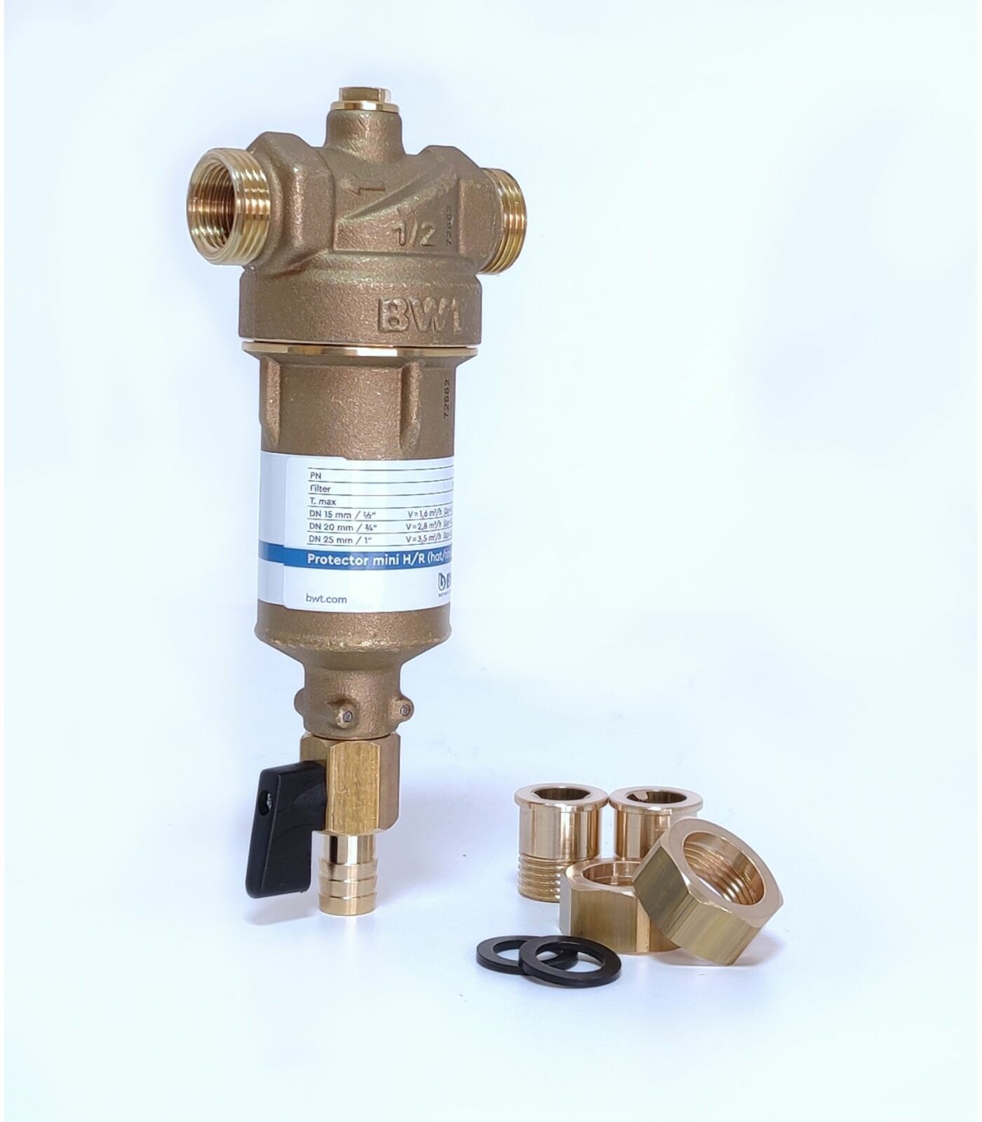 Фильтр механической очистки горячей воды Protector mini H/R, 1/2"