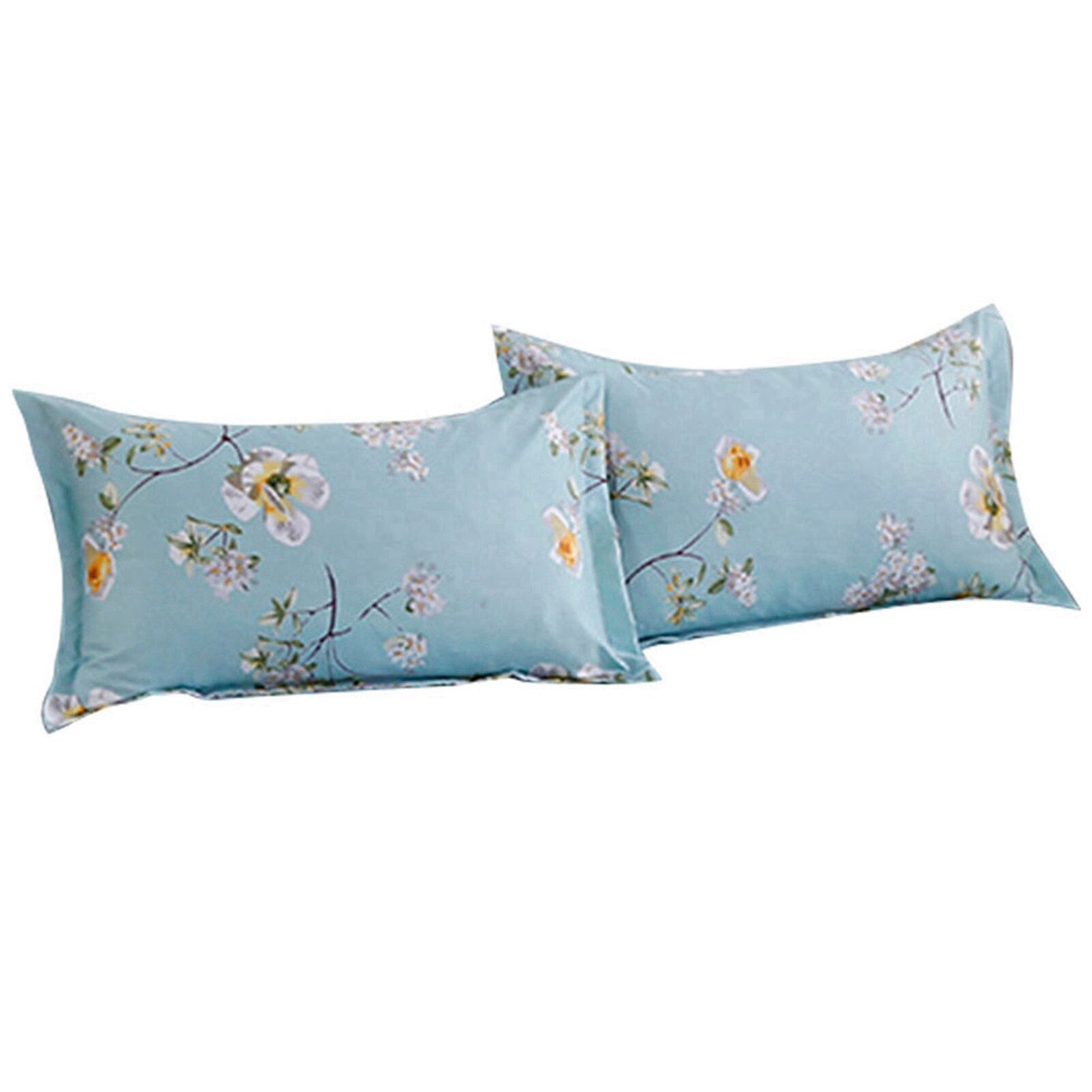 2 шт. Хлопковые подушки на подушках мягкие дышащие подушки для постельных принадлежностей (48*74 см)