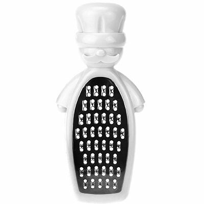 Терка КНР односторонняя, мелкая, 6х14 см "Повар", цвета микс, в блистере