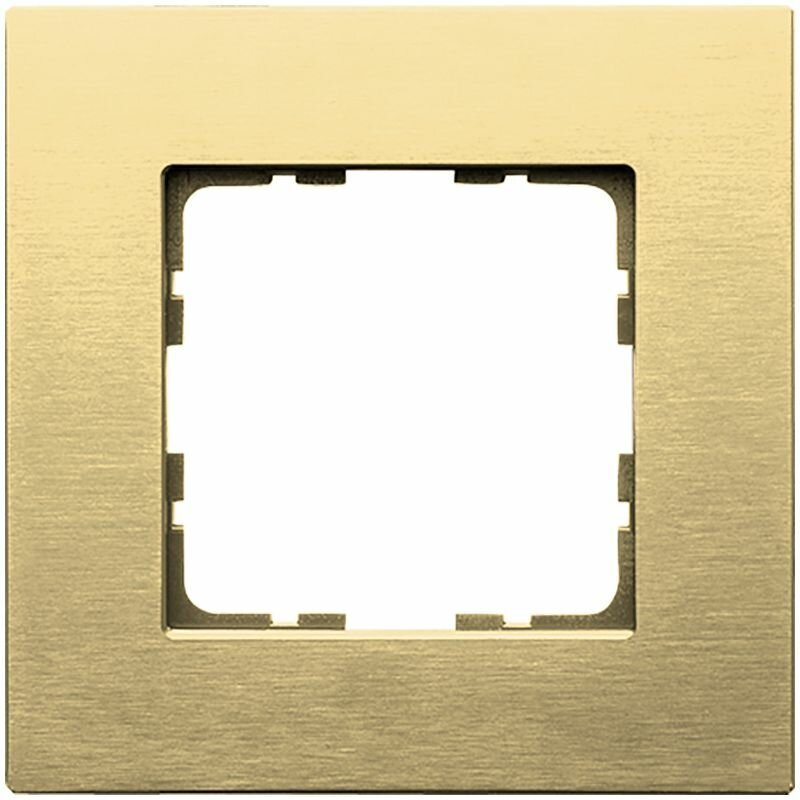 Jasmart Рамка 1-постовая, алюминий Champagne Gold, G1001AG