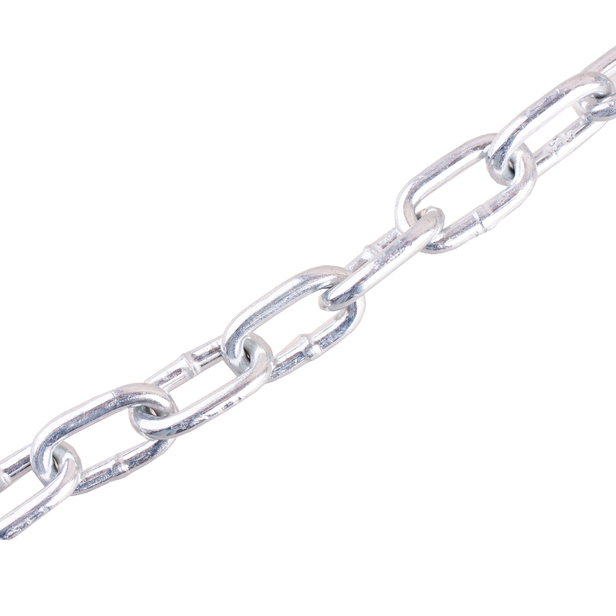 Цепь 6 мм короткое звено 10 м сталь оцинкованная