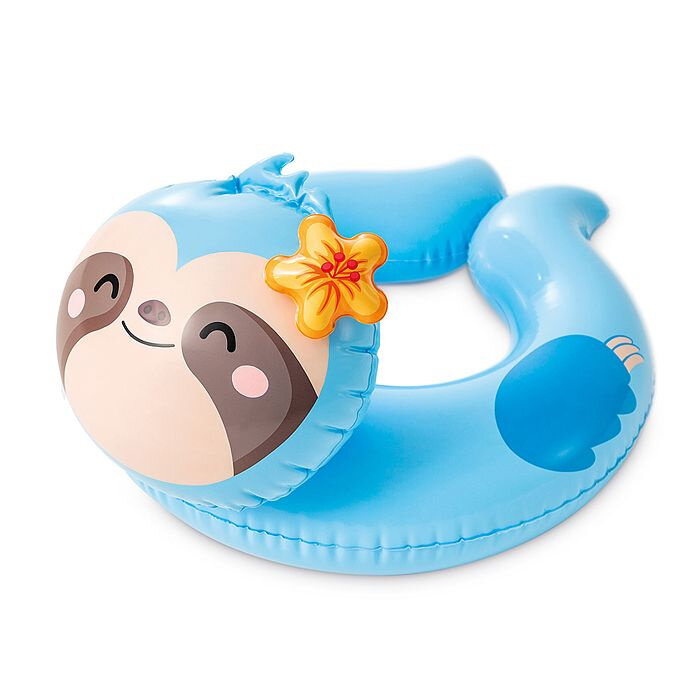 59220 Intex Круг надувной 3-6 лет, 58-55 см, животные разъемный, ленивец