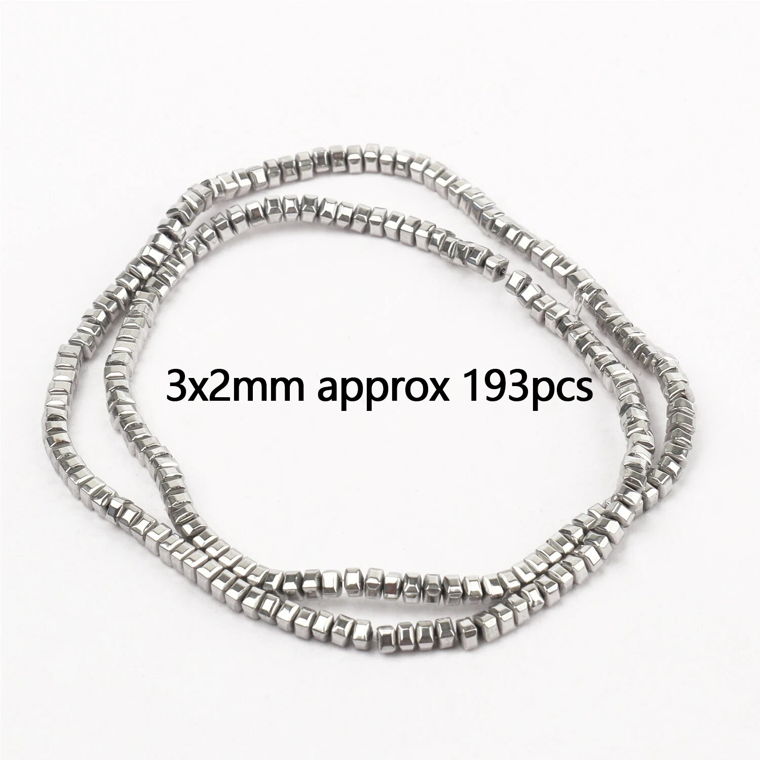 Гематитовые бусины TANANTA белые для ювелирных изделий type25-3x2mm