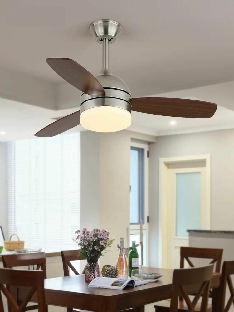 Люстра с вентилятором потолочная с пультом/люстра-вентилятор/Cassina F01-3 /24 Вт, Диаметр 1020 мм/Может менять свет на три цвета. Серебро.