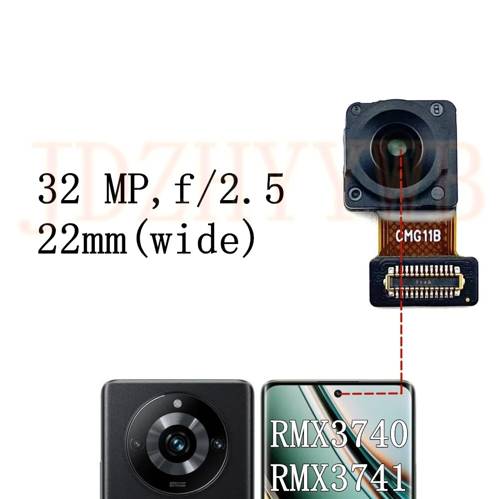 Передняя задняя камера для Realme 11 Pro + RMX3740, RMX3741, передняя часть для 11 Pro plus Front