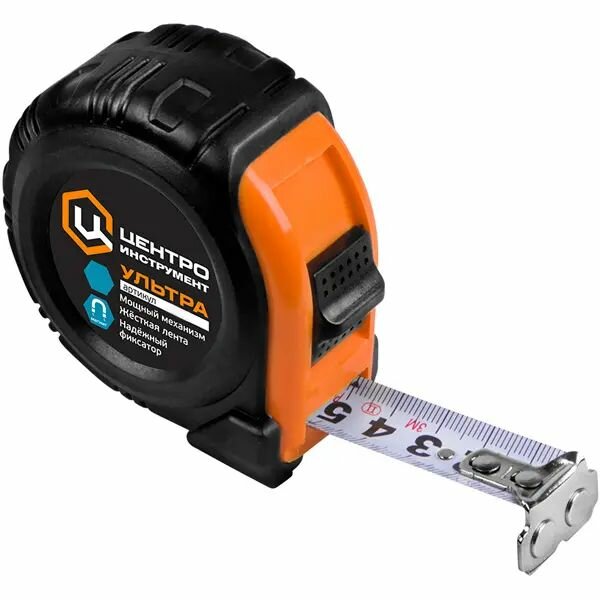 Рулетка центроинструмент Ультра 3.0м с фиксатором ультра 3М-19ММ (ULTRA)