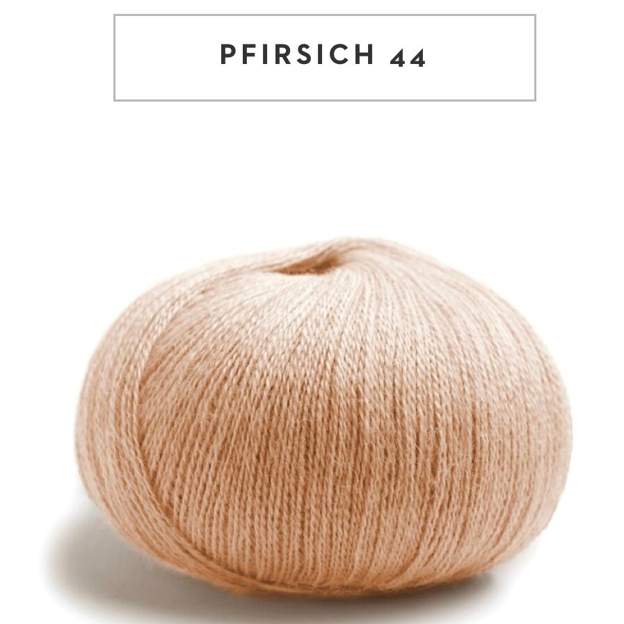 Piura /Пиура/ пряжа Lamana, 100% бэби альпака, 50г/400м (44, pfirsich (персик), бежевый)