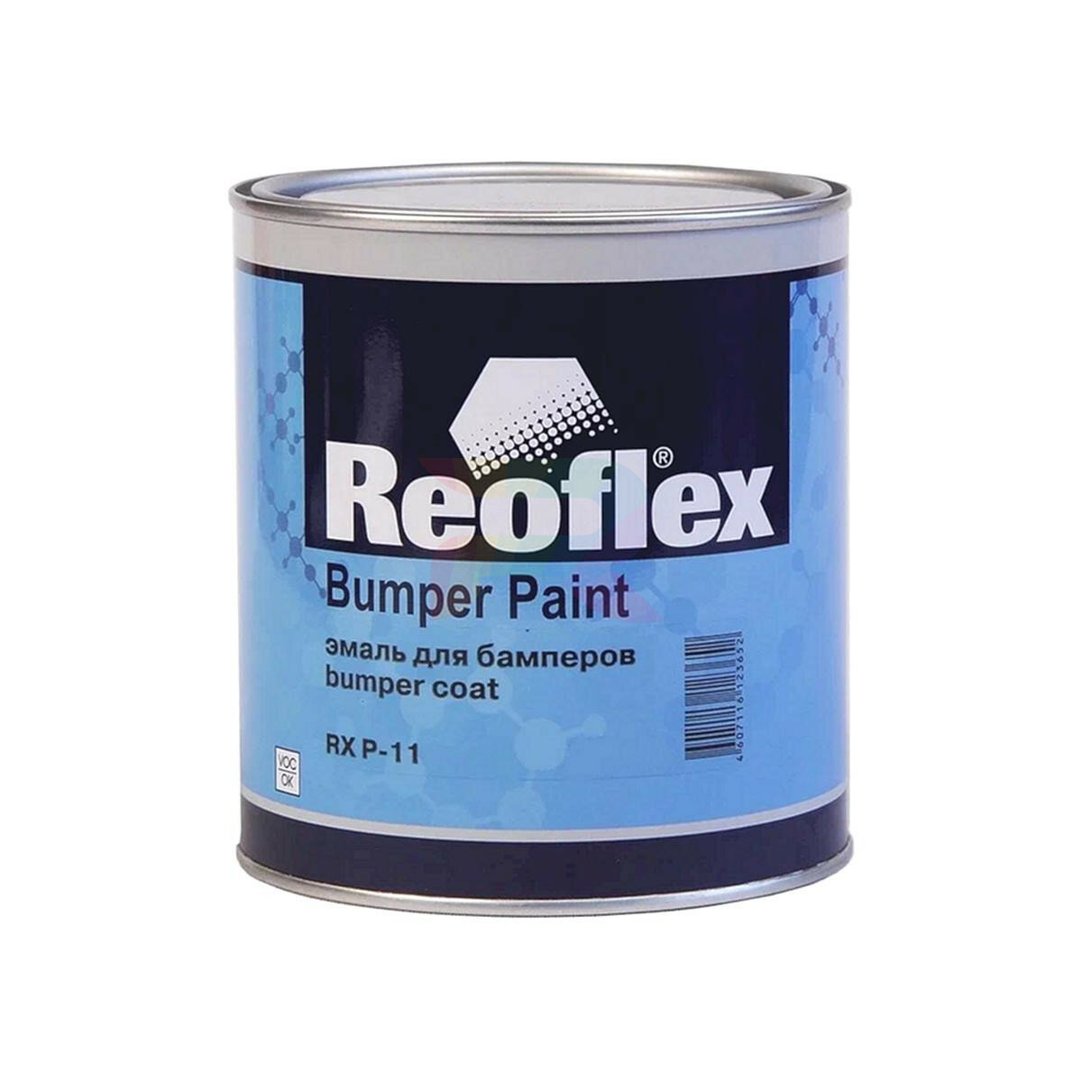 Эмаль для бамперов автомобиля Reoflex RX P-11 Bumper Paint Coat черный 0,75 л.