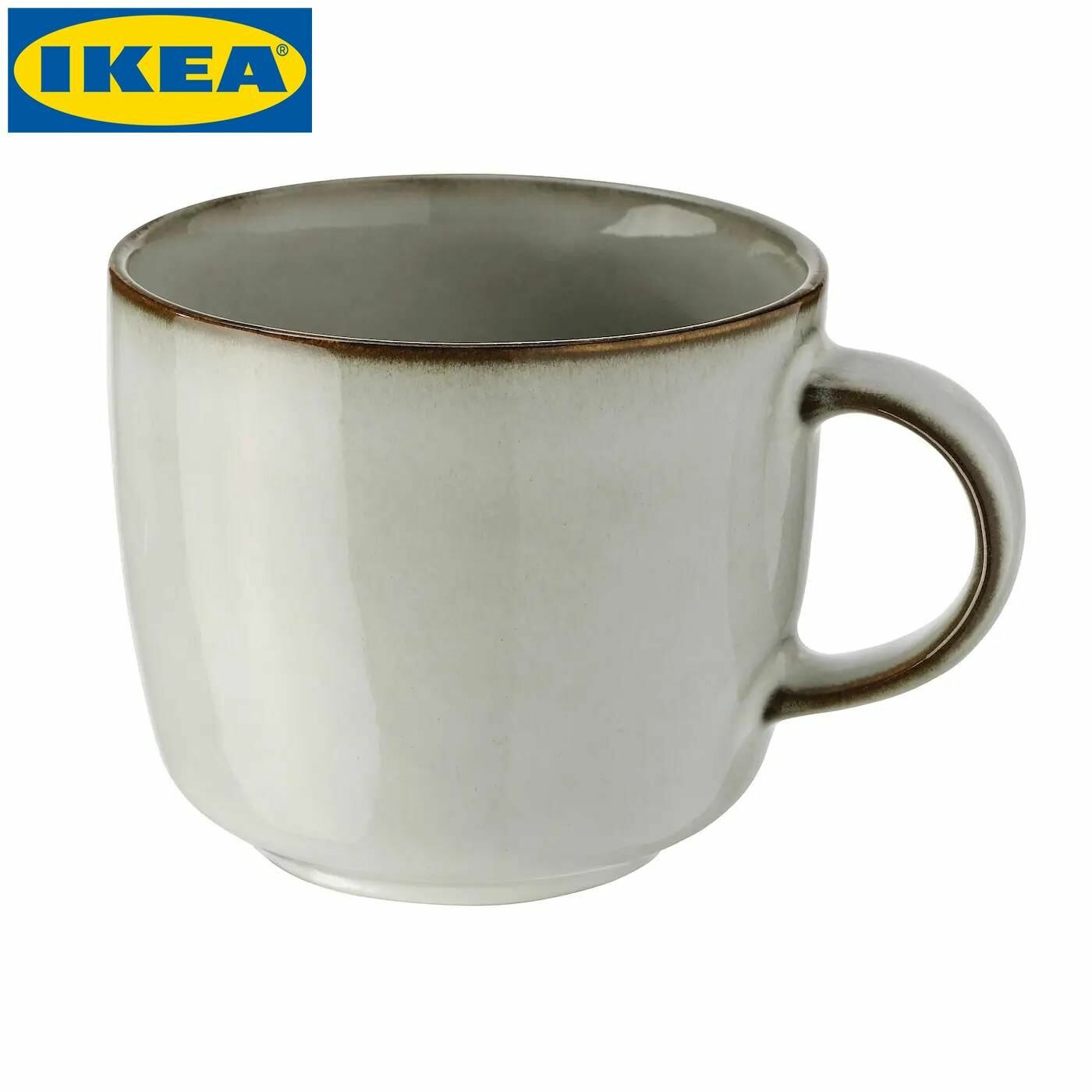 IKEA Чашка кофейная "Кофейная чашка из каменного фарфора", 370 мл, 1 шт
