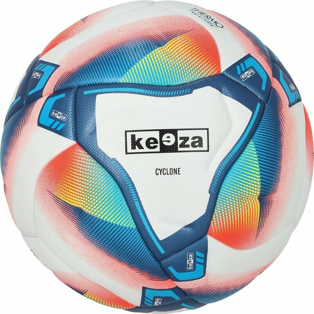 Футбольный матч KEEZA CYCLONE, Decathlon, Цвет: Белый, Размер: 5