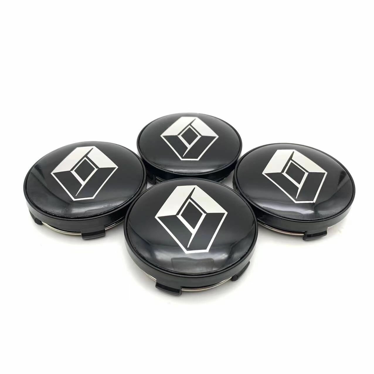 Колпачки заглушки на литые диски Рено/ Рейнольдс / Renault 60/56/10 мм, комплект 4 шт.