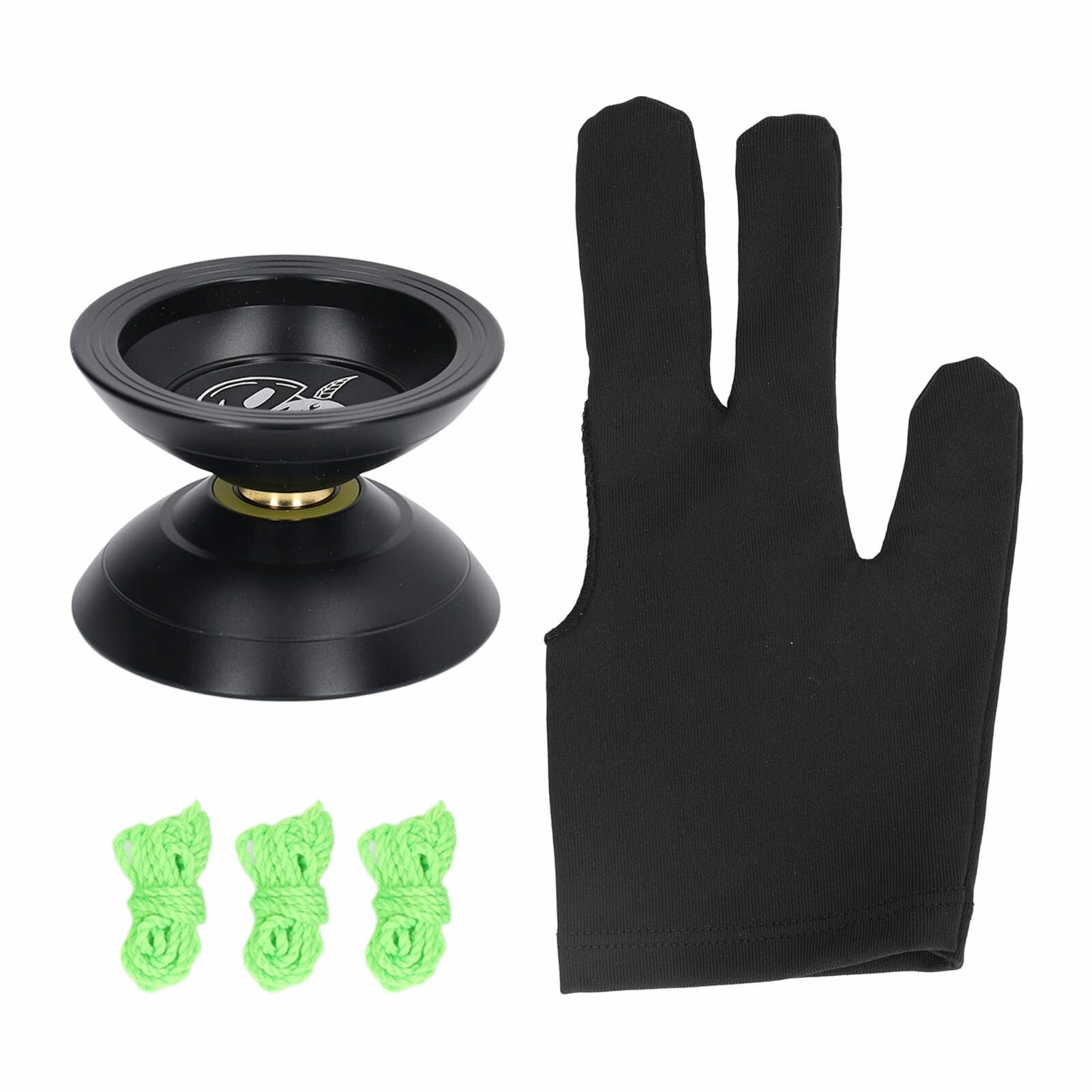 Йо-йо 2 режима, струна, подшипник, тёмно-чёрный, декомпрессия