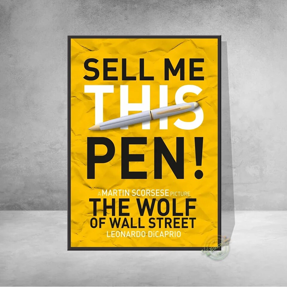 Живопись "Волк с Уолл-стрит" Ruicai e, 21x30cm No Frame