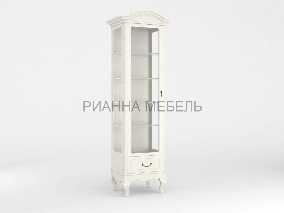 Сервант рианна Авиньон из массива сосны 700х470х210 см белый