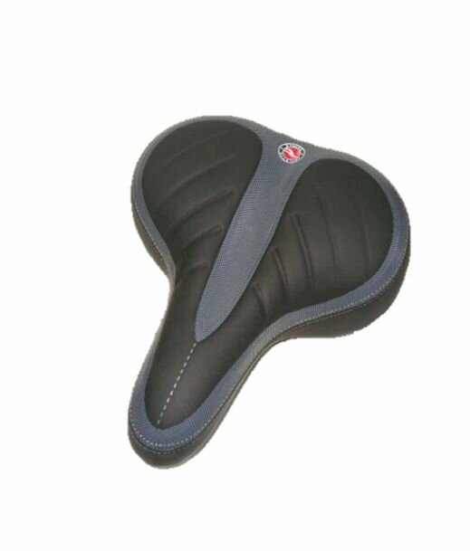 Седло 250х210 мм AZ-92BF-3Q рисунком, широкое