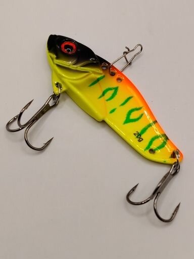 Блесна Snow Wolf Цикада 20 гр 6 см для ловли щуки, окуня, жереха. Акустическая приманка-погремушка