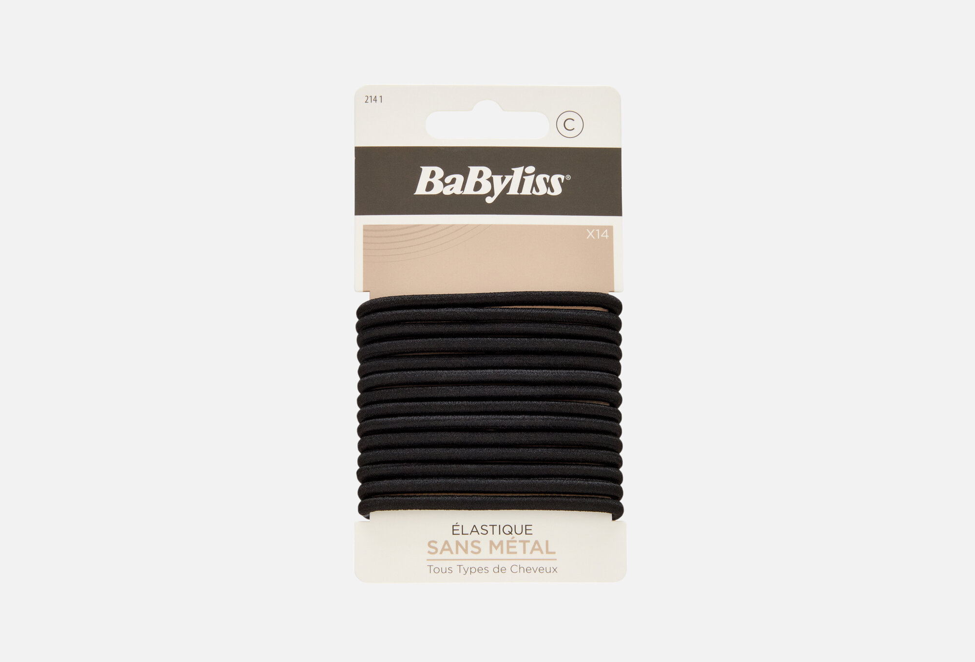 Резинки для волос BABYLISS ACCESSORIES thick black